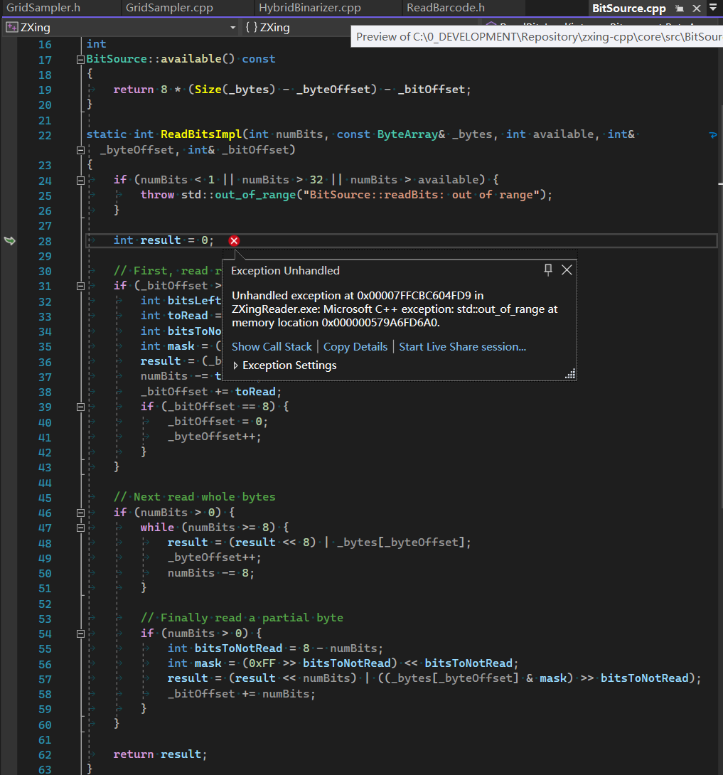 Crash Happens With The Given Image · Issue 413 · Zxing Cpp Zxing Cpp · Github