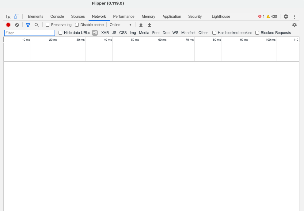 Hermes debugger network tab is always empty · Issue #3105 · facebook/flipper · GitHub