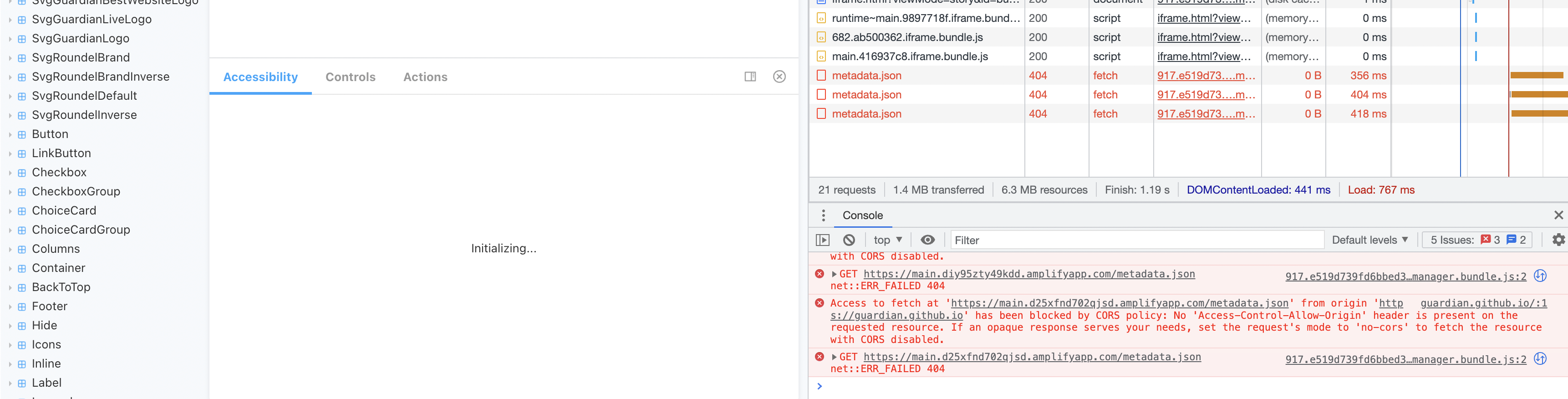 Investigate problems with composed Storybook · Issue #238 · guardian ...