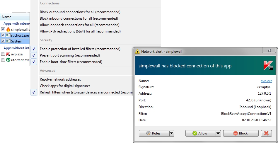 How to block only specified apps? · Issue #790 · henrypp/simplewall · GitHub