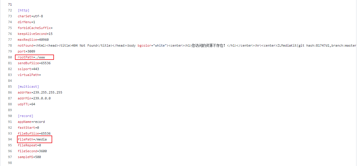 录像点播走的是zlm的配置呀,配置里头改成了/media路径它不是读不到了? · Issue #8 · SaltFish001/wvp_pro_compose · GitHub