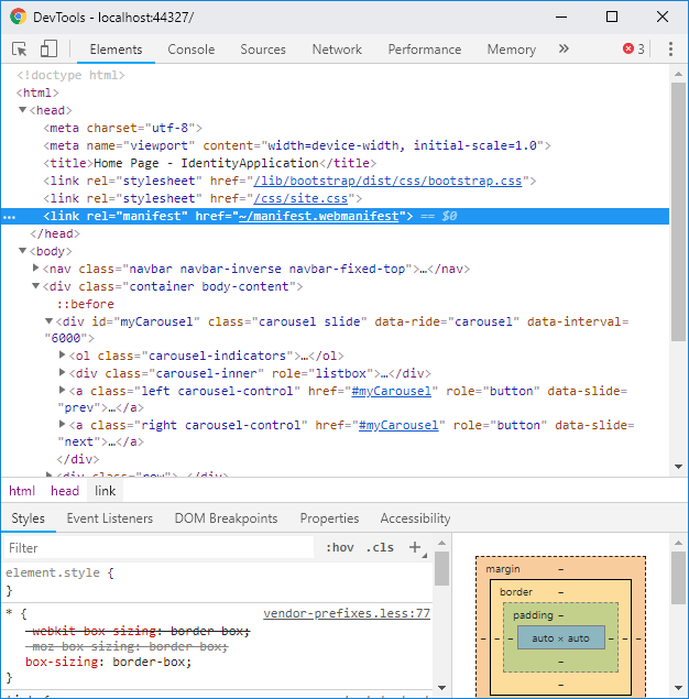 Service Worker Error With Default Web Application Template · Issue 2 · Madskristensen 1245