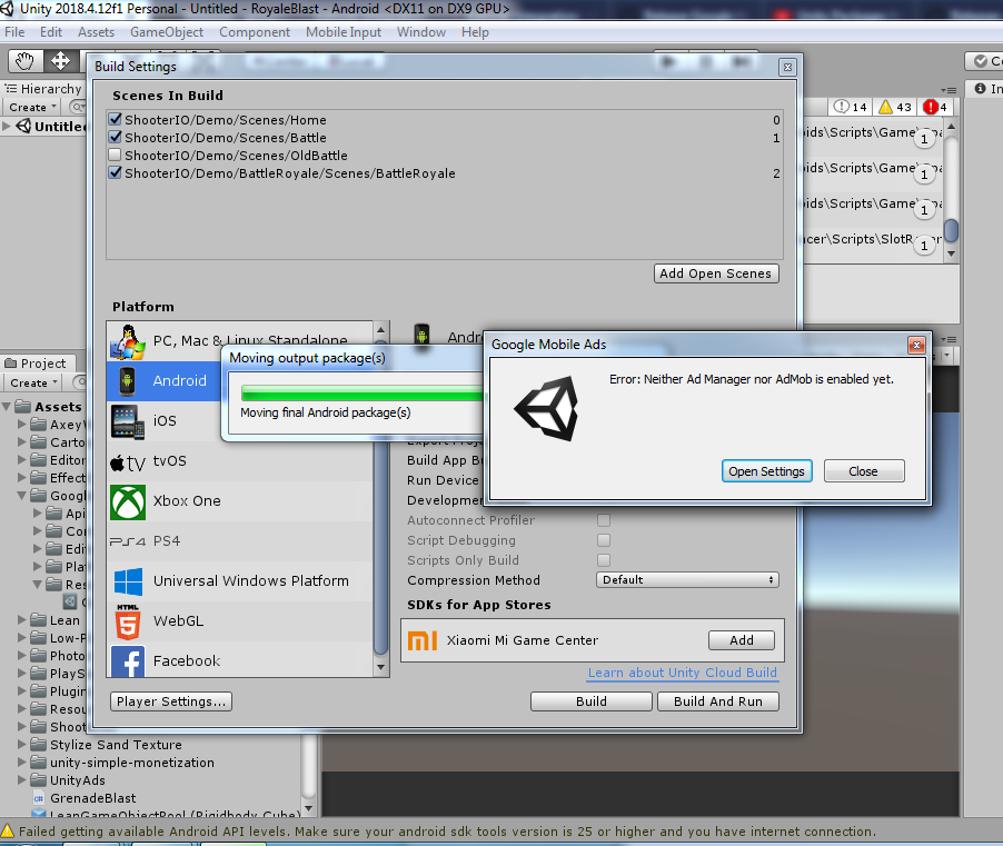 admob integration · Issue #14 · suriyun-production/shooter-io-docs · GitHub