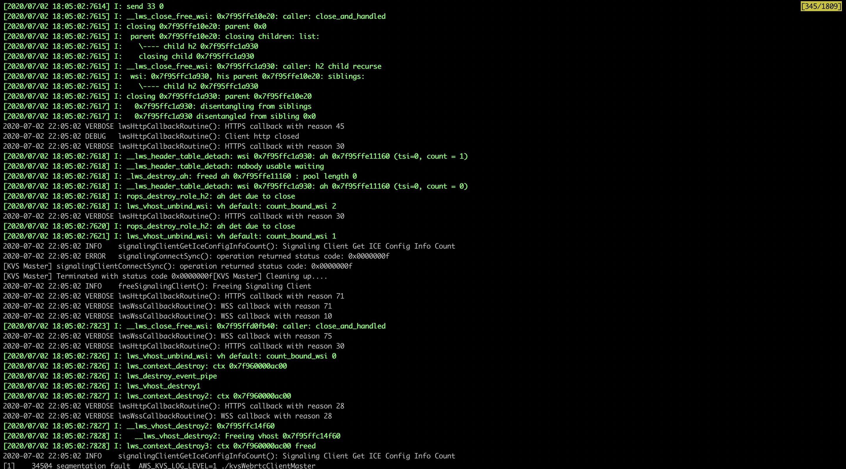 [BUG] Example doesn't work properly when LWS is compiled with -DLWS_WITHOUT_SERVER=0 · Issue ...