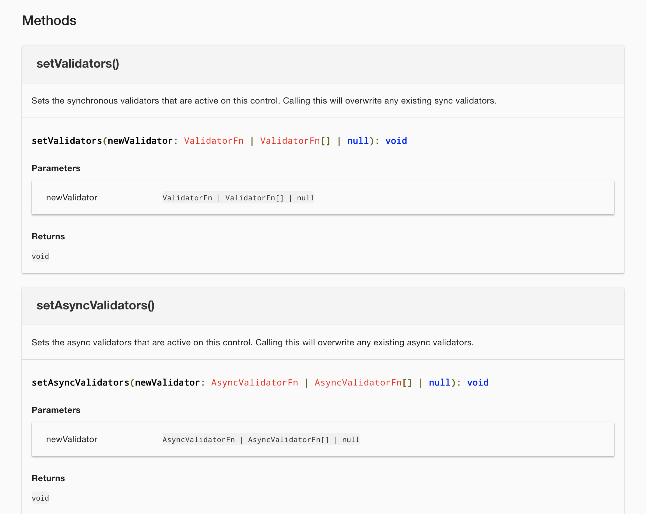 aio + docs/api: consider removing parenthesis from method headings · Issue #22133 · angular ...