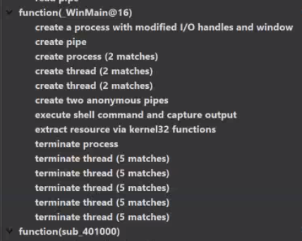 explorer: deduplicate entries in "show matches by function" · Issue #531 · mandiant/capa · GitHub