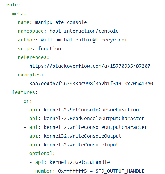 or: optional: ... always matches, is this expected? · Issue #348 · mandiant/capa · GitHub