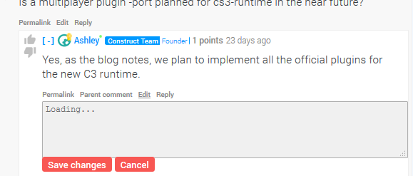 [Website] Sub-Comments Can Be Edited Even If You're Not The Owner · Issue #1567 · Scirra ...