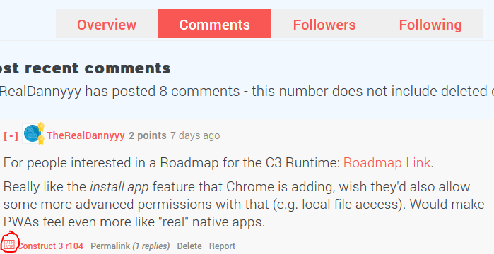 [Website] Weird Corrupted Symbols In Follower Notifications · Issue #1302 · Scirra/Construct ...