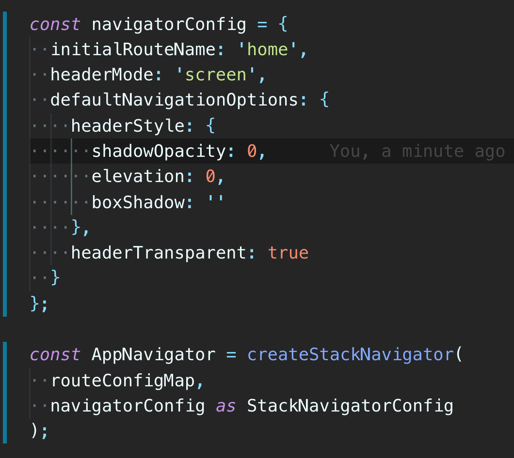 React Navigation For Web Cant Remove `createstacknavigator` Header Shadow · Issue 7103