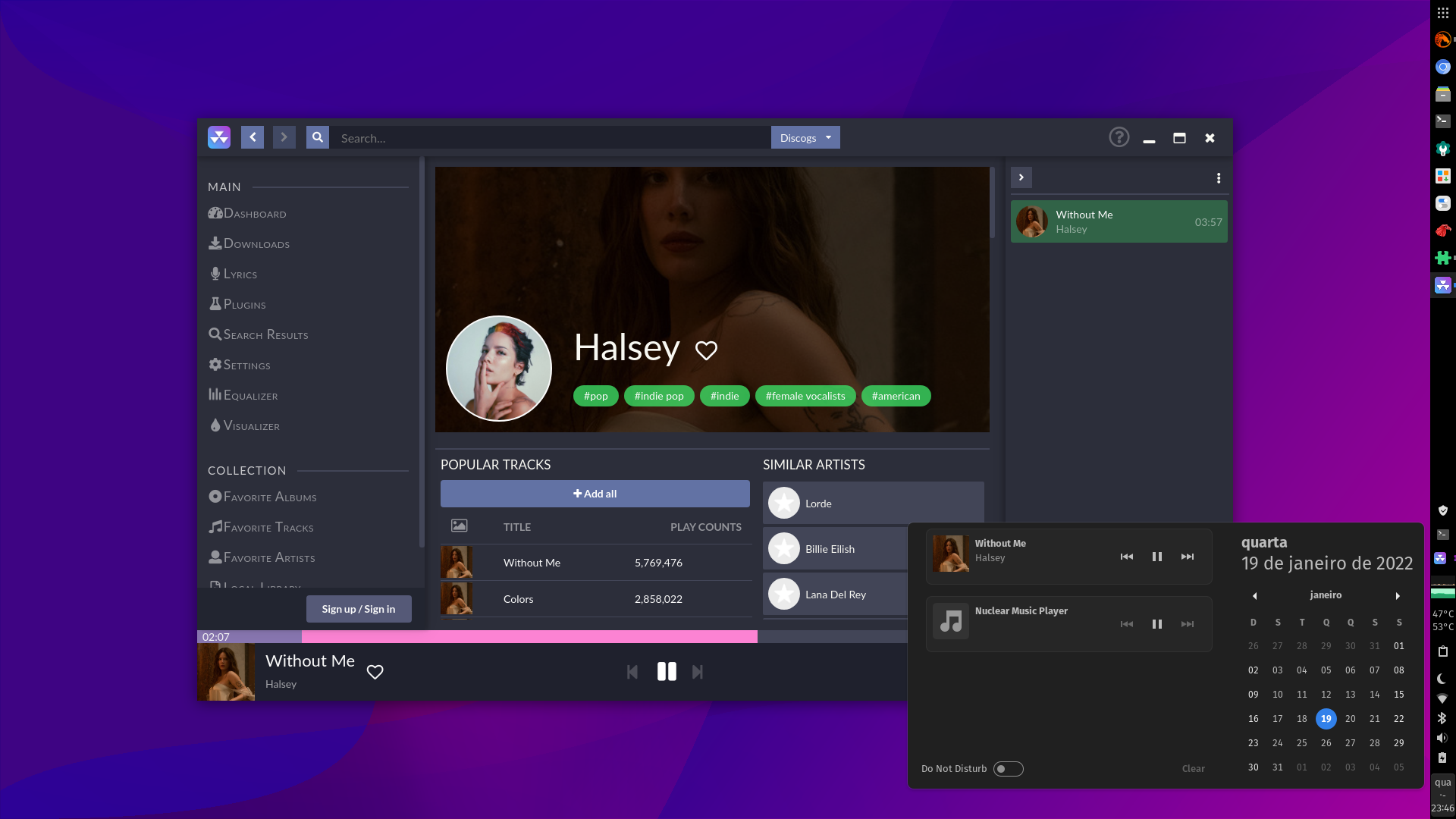 Uncaught exception: tried to write a message to a closed stream · Issue #1081 · nukeop/nuclear ...
