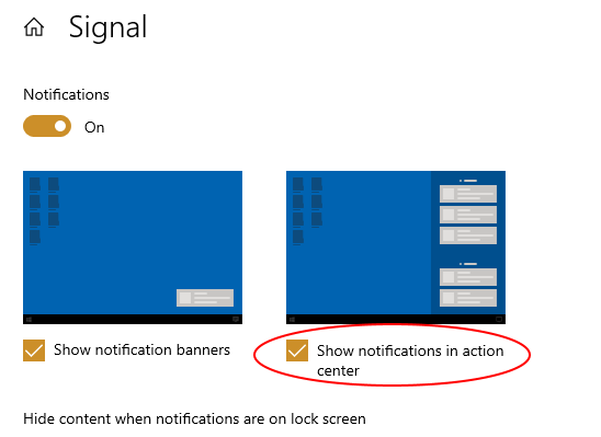Windows notifications are not persistent · Issue #2930 · signalapp/Signal-Desktop · GitHub