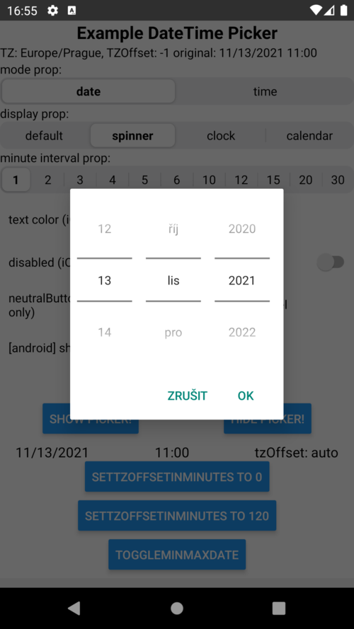 Android display Spinner DateFormat Reorder · Issue #140 · react-native-datetimepicker ...