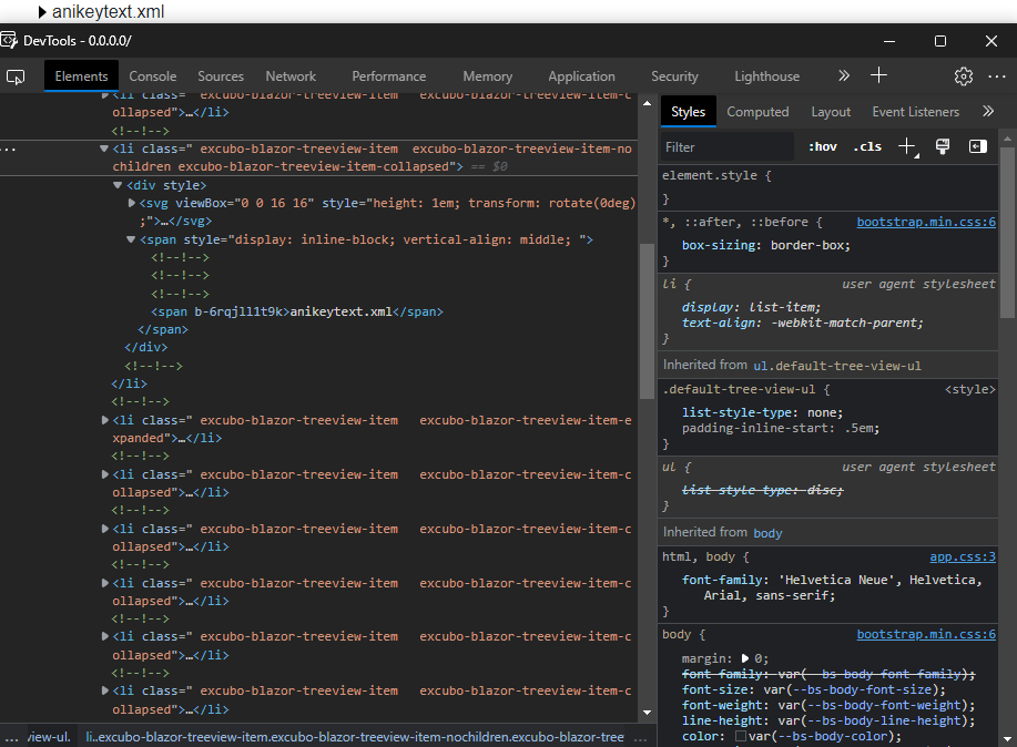 Broken styles on MAUI + Blazor? · Issue #44 · excubo-ag/Blazor.TreeViews · GitHub