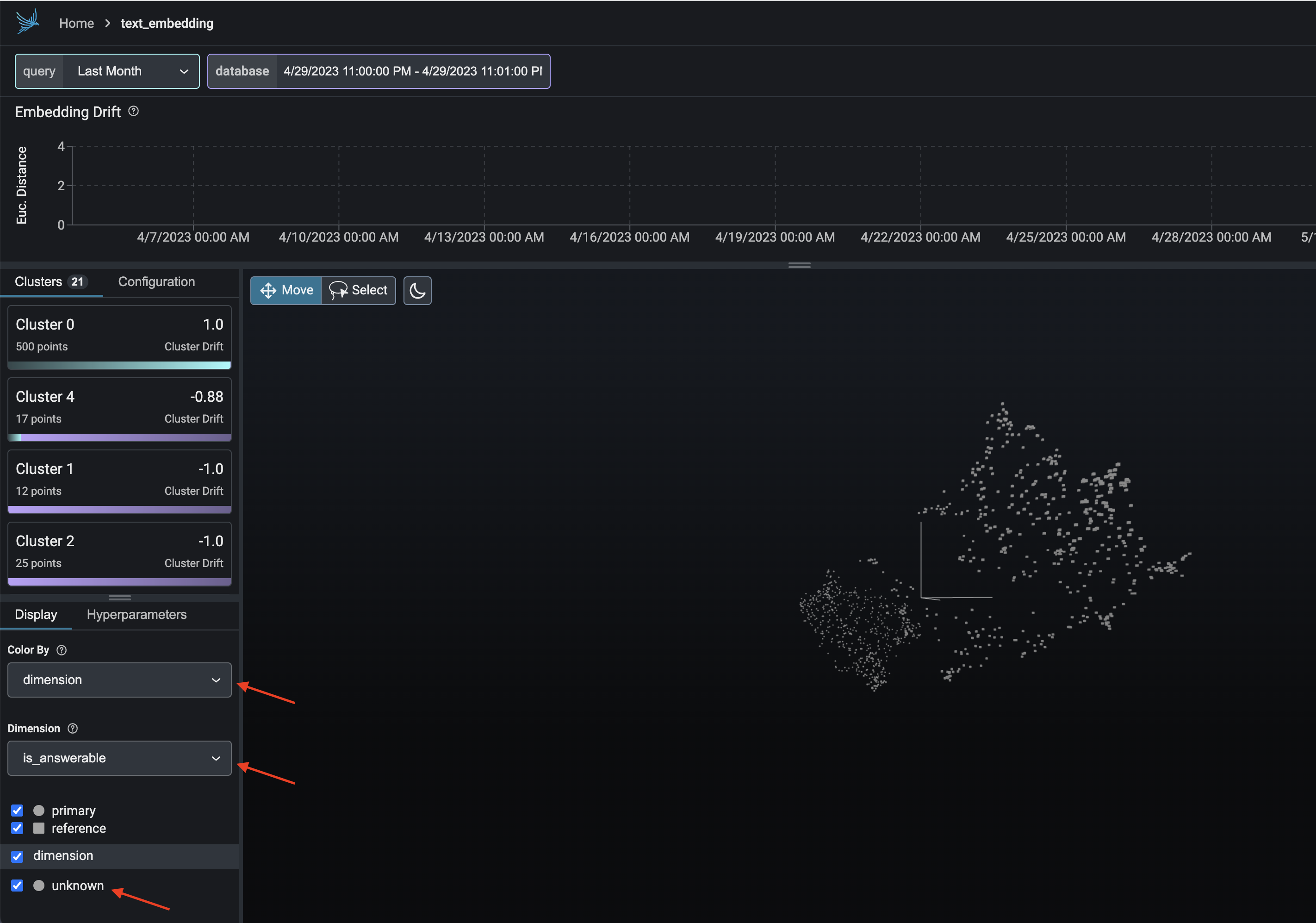 [BUG] dimension values not appearing in color by section, or encountering error and failure to ...