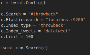 Elasticsearch type: possibility to change it · Issue #216 · twintproject/twint · GitHub