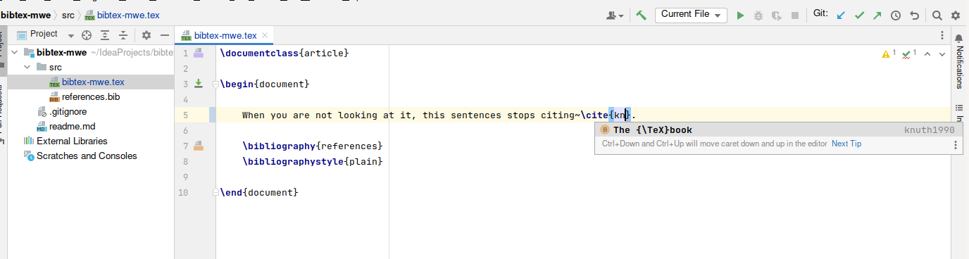 Autocomplete for BibTex reference IDs · Issue #2877 · Hannah-Sten/TeXiFy-IDEA · GitHub