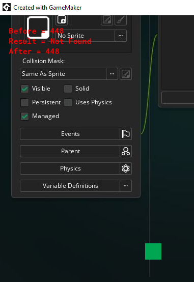 In-Game: place_meeting() "y" argument being set to certain values can cause the instance to be ...