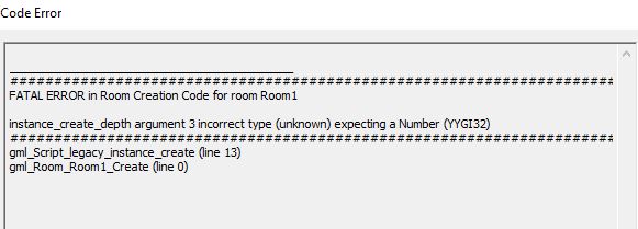 In-Game: [YYC] In-built instance variables used in room creation Try calls are now un-Catchable ...