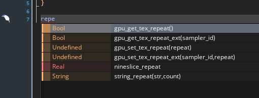 Feather: "repeat" is not shown in the autocomplete list · Issue #1950 · YoYoGames/GameMaker-Bugs ...