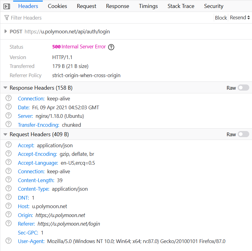 Internal server error when logging into dashboard · Issue #603 · umami-software/umami · GitHub