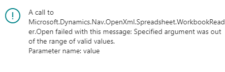 Import Excel doesn't work on BC 21 · Issue #7334 · microsoft/AL · GitHub
