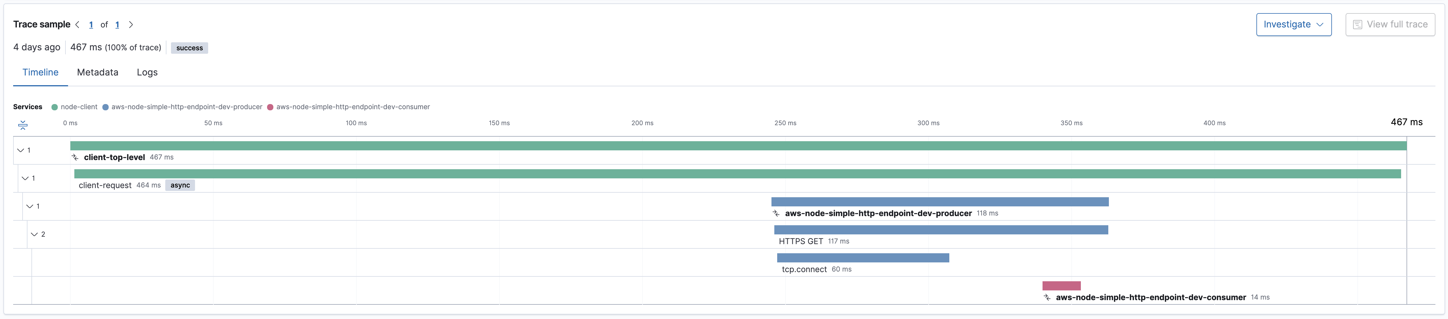 [APM] Broken traces view when mixing OpenTelemetry and Elastic APM ...