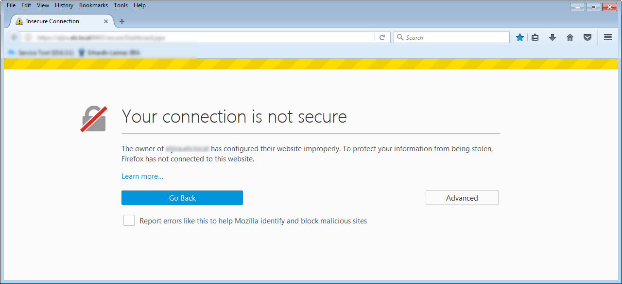 TSL certificate exception becomes invalid after script execution · Issue #974 · mozilla ...