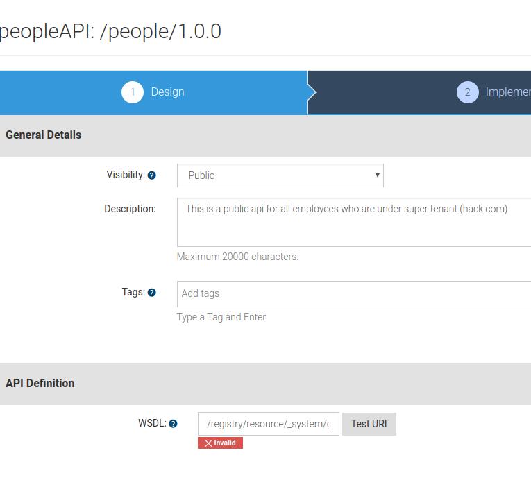 [AMHACK] Validating wsdl uri at edit page is not posible due to registry path value picked to ...