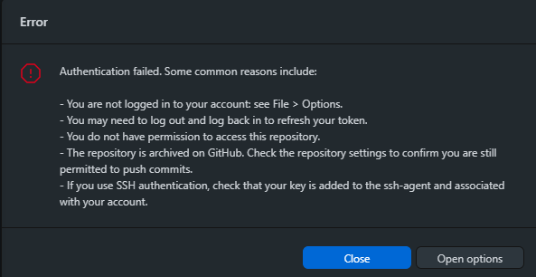 Authentication failed when fetching a repository · Issue #12239 ...