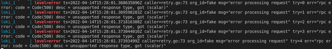 Adding Loki as a Prometheus data source returns 500 error · Issue #5930 · grafana/loki · GitHub