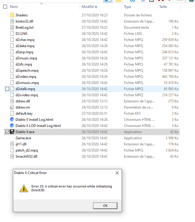 error 25 a critical error has occured while initalizing direct3d · Issue #56 · FunkyFr3sh/cnc ...