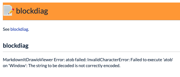 Cannot render blockdiag (v4.1.0) · Issue #2631 · weseek/growi · GitHub