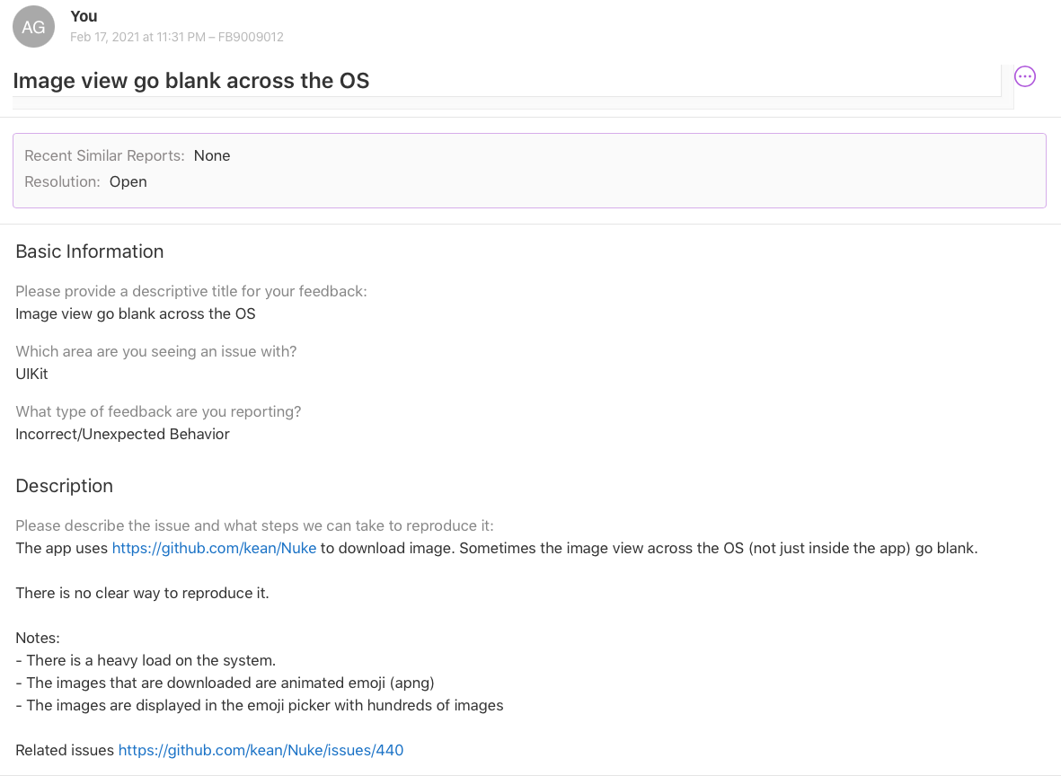Image rendering/networking issue across the OS · Issue #440 · kean/Nuke · GitHub