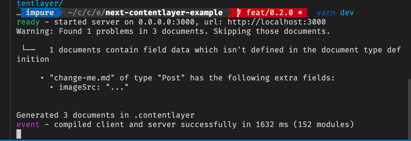 Having extra field data shouldn't print "skipping document" in warning log message · Issue #156 ...