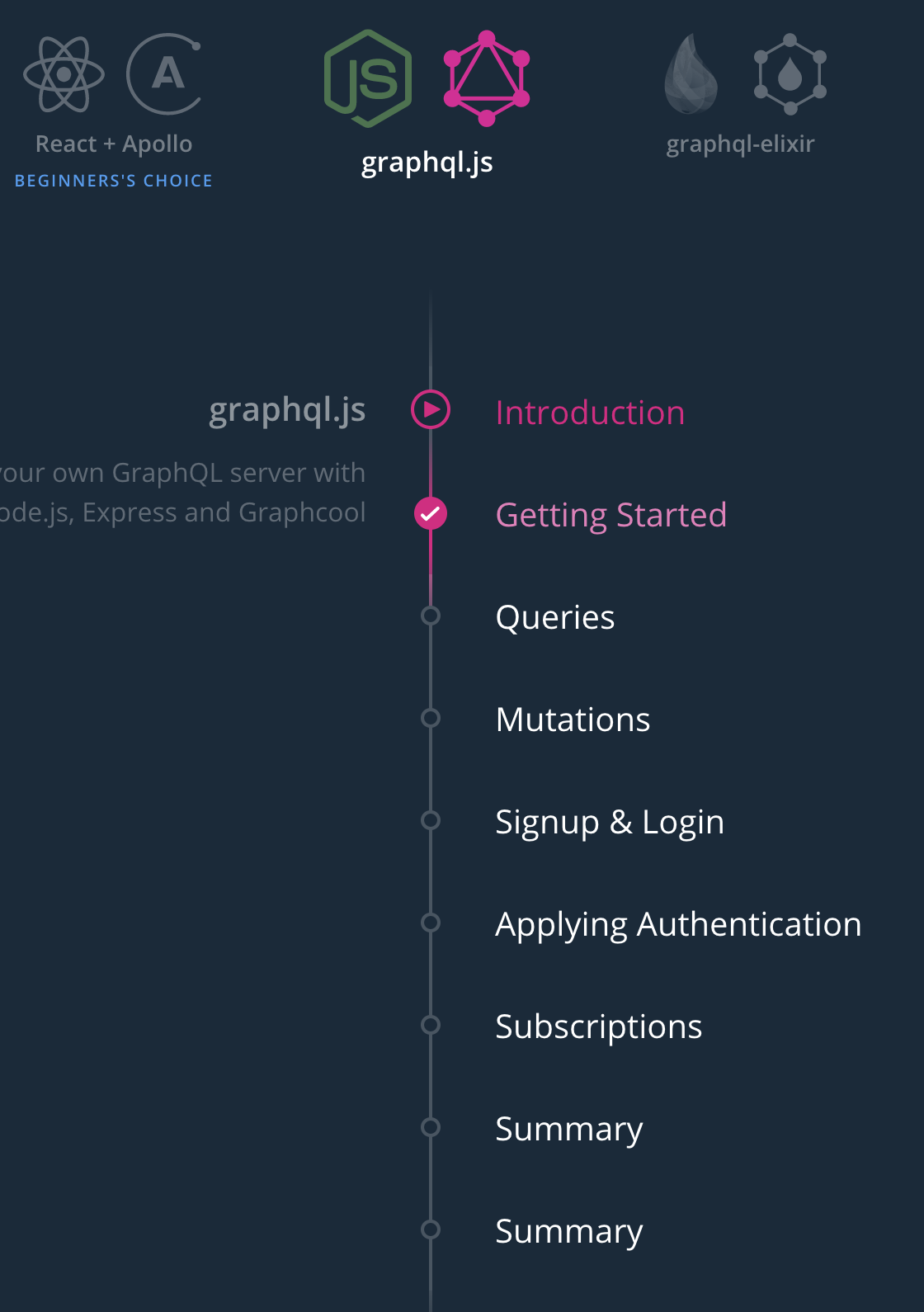Double summary for graphql-js tutorial · Issue #556 · howtographql/howtographql · GitHub