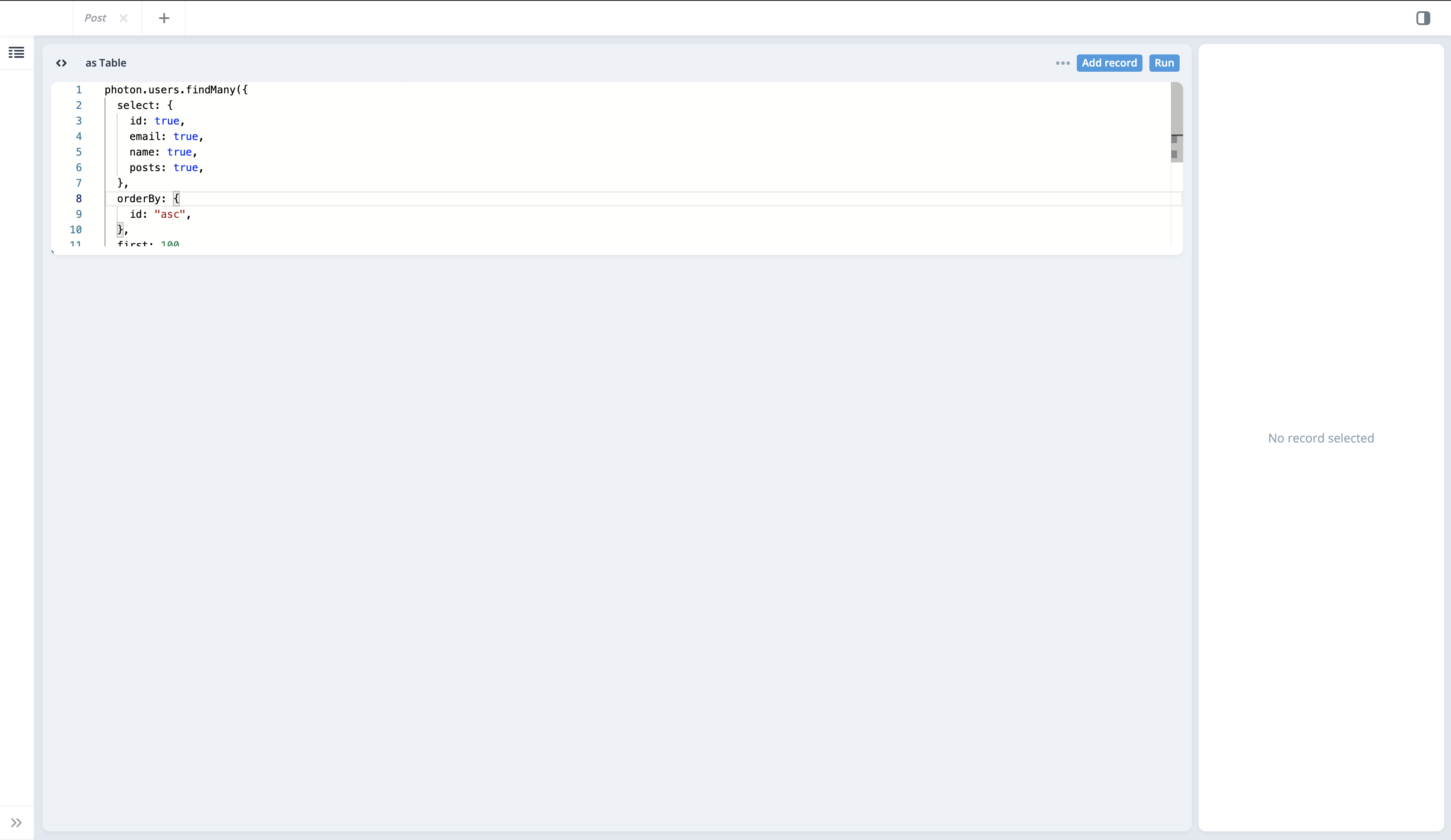 Databrowser: Blank state of code queries · Issue #128 · prisma/studio · GitHub