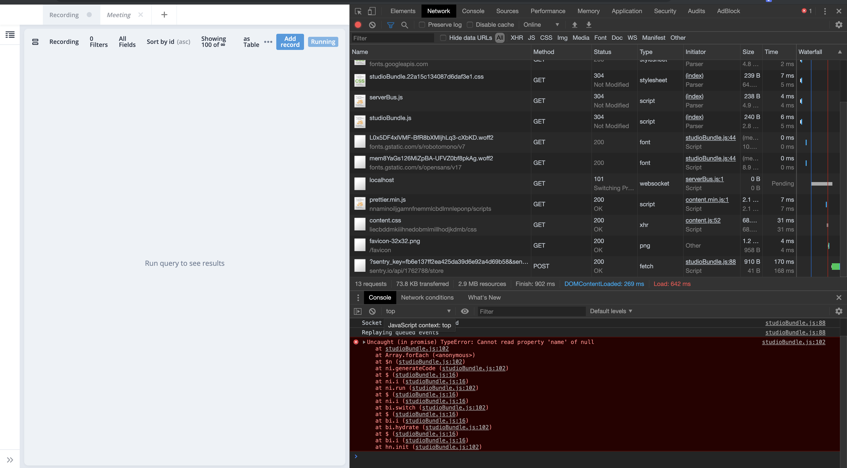 Error: Deleting fields leads to invalid Studio state · Issue #221 · prisma/studio · GitHub