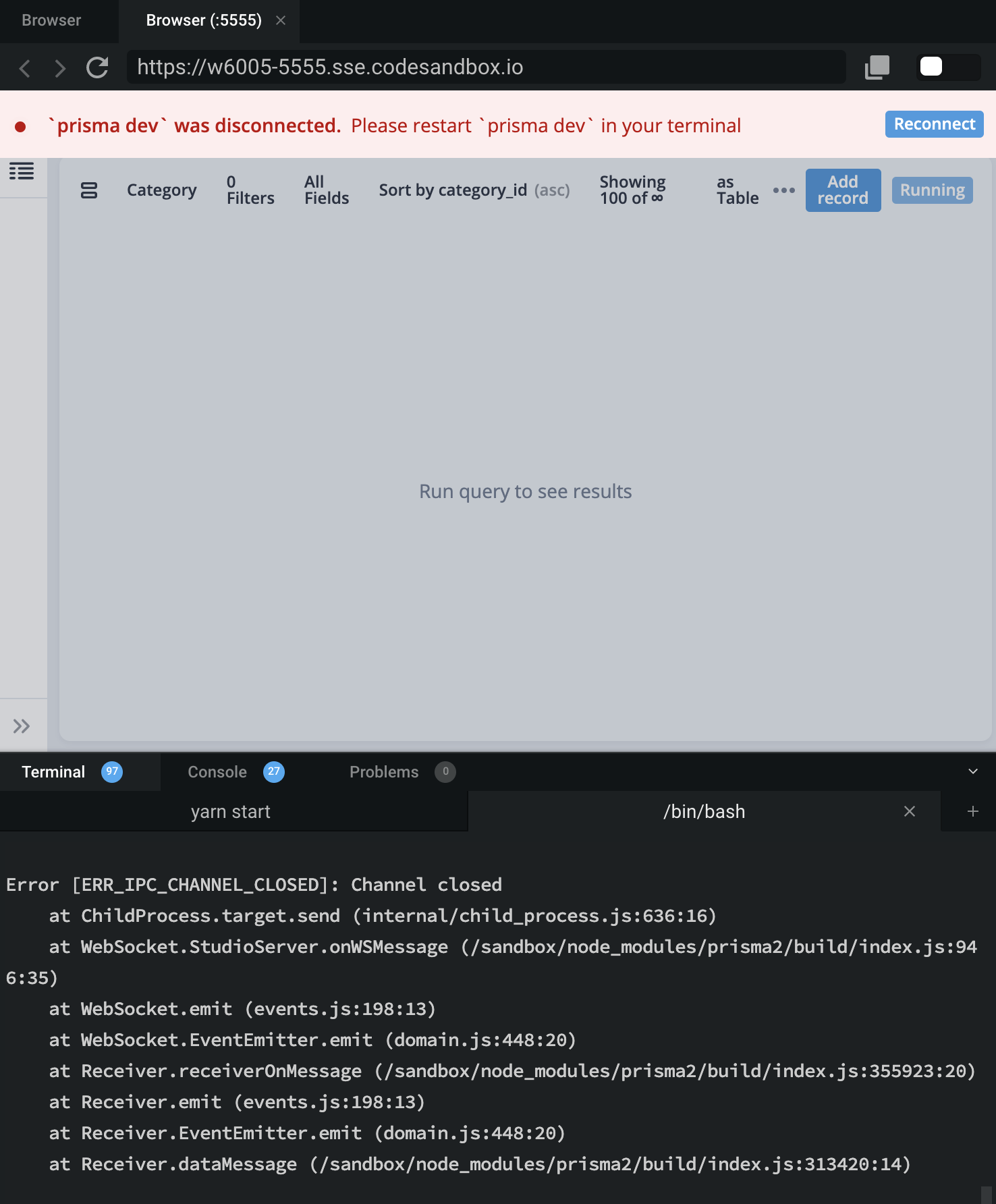 Error [ERR_IPC_CHANNEL_CLOSED]: Channel closed · Issue #224 · prisma/studio · GitHub