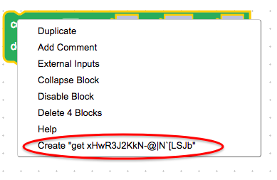 Context menu create option shows id on blocks with variables · Issue #1658 · google/blockly · GitHub