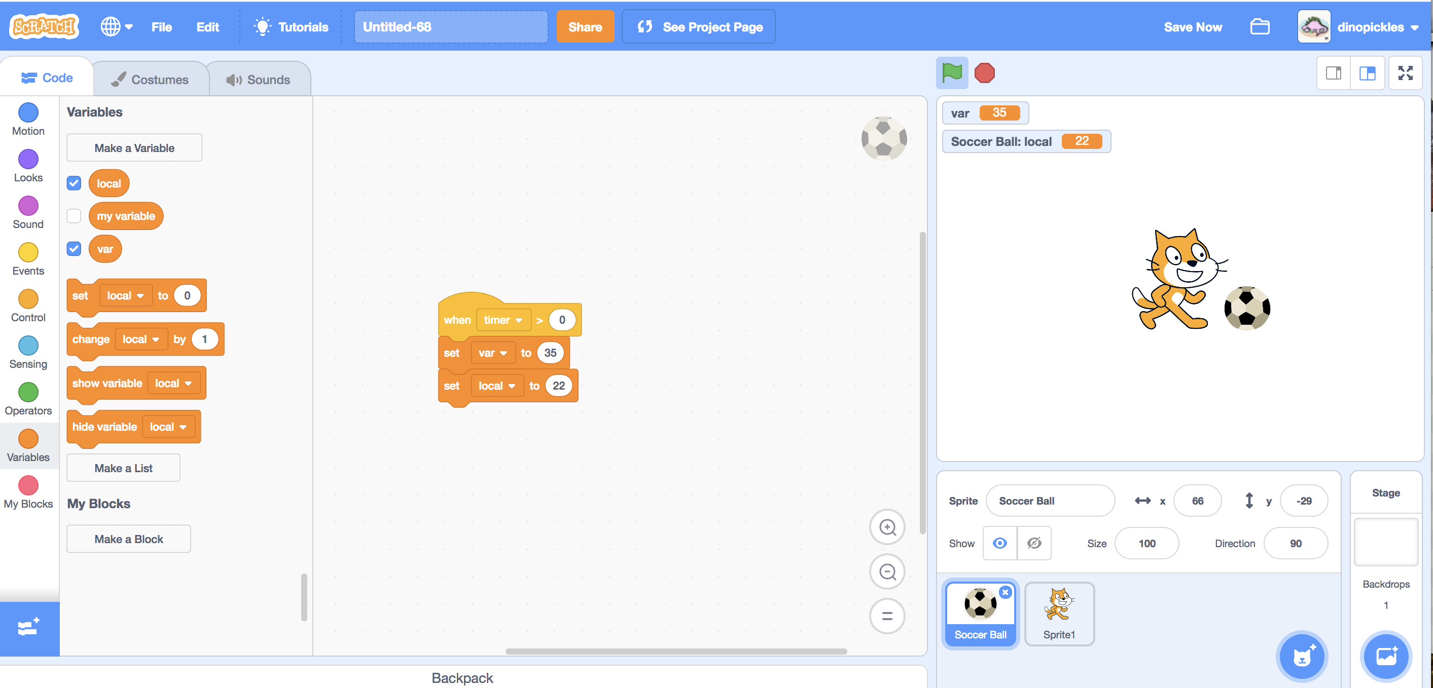 Global Variable becomes Local · Issue #4302 · scratchfoundation/scratch ...