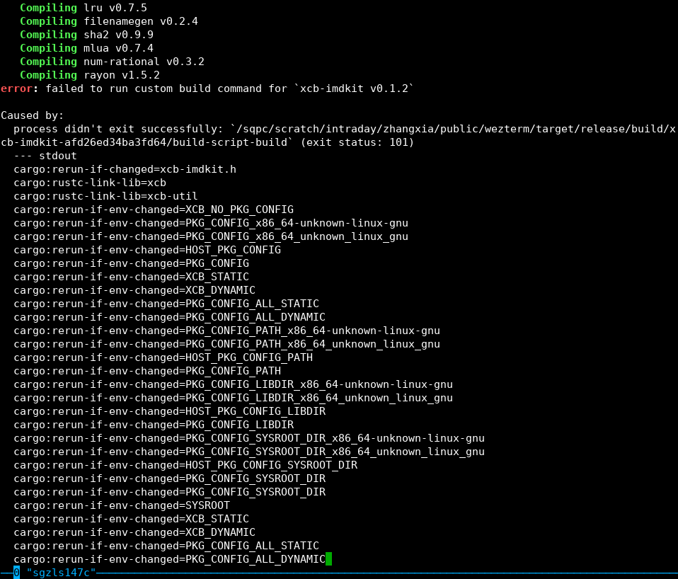 build from source on centos 7 without root · Issue #1948 · wezterm/wezterm · GitHub