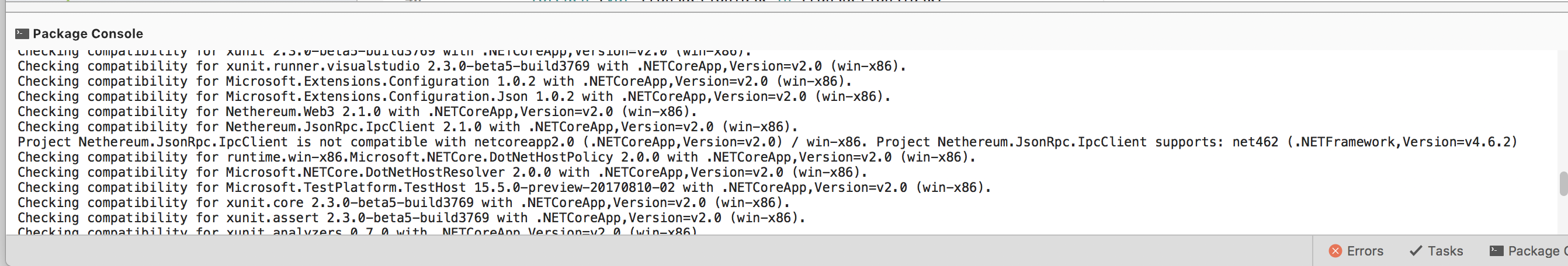 Compilation of the full solution in Visual Studio Mac · Issue #195 · Nethereum/Nethereum · GitHub