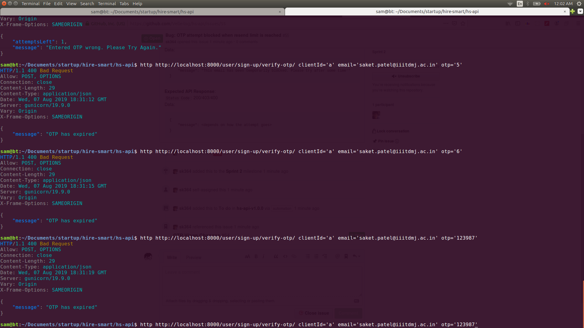 Bug: OTP attempt blocked when resend limit is reached · Issue #55 ...