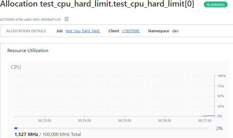 Bug Docker Cpuhardlimit Results In Invalid Cpuquota Setting · Issue 17890 · Hashicorpnomad 