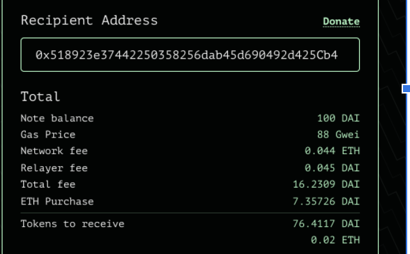 Showing swap fees denominated in asset being swapped · Issue #19 · scrtlabs ...