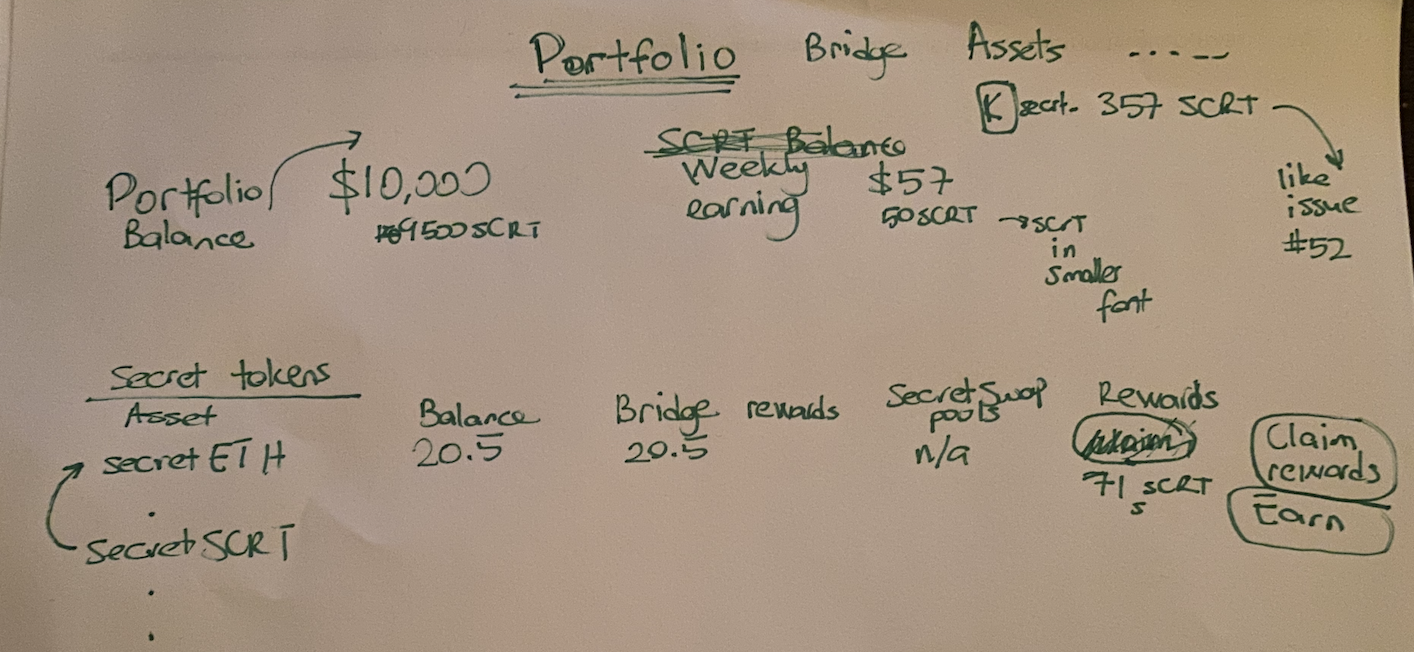 Portfolio page (tab) · Issue #55 · scrtlabs/EthereumBridgeFrontend · GitHub