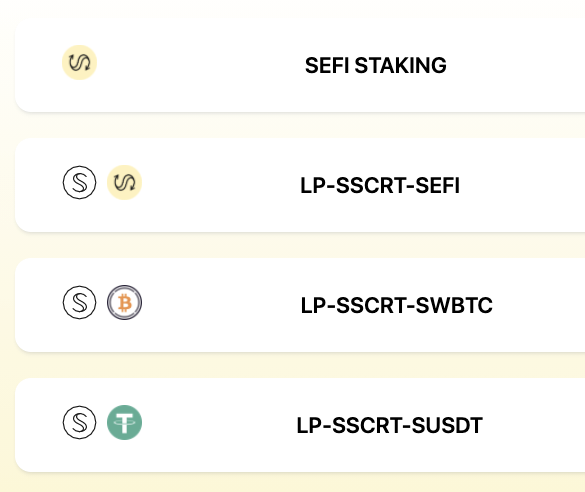 Remove LP from names it should be SSCRT - SEFI · Issue #159 · scrtlabs/EthereumBridgeFrontend ...