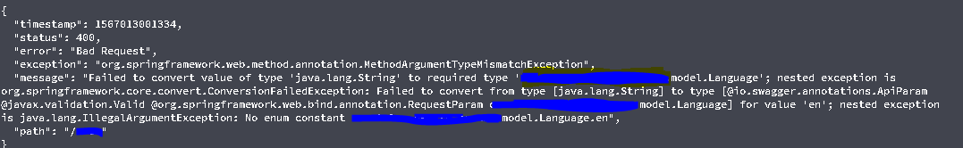 Failed To Convert Value Of Type Javalangstring To Required Type