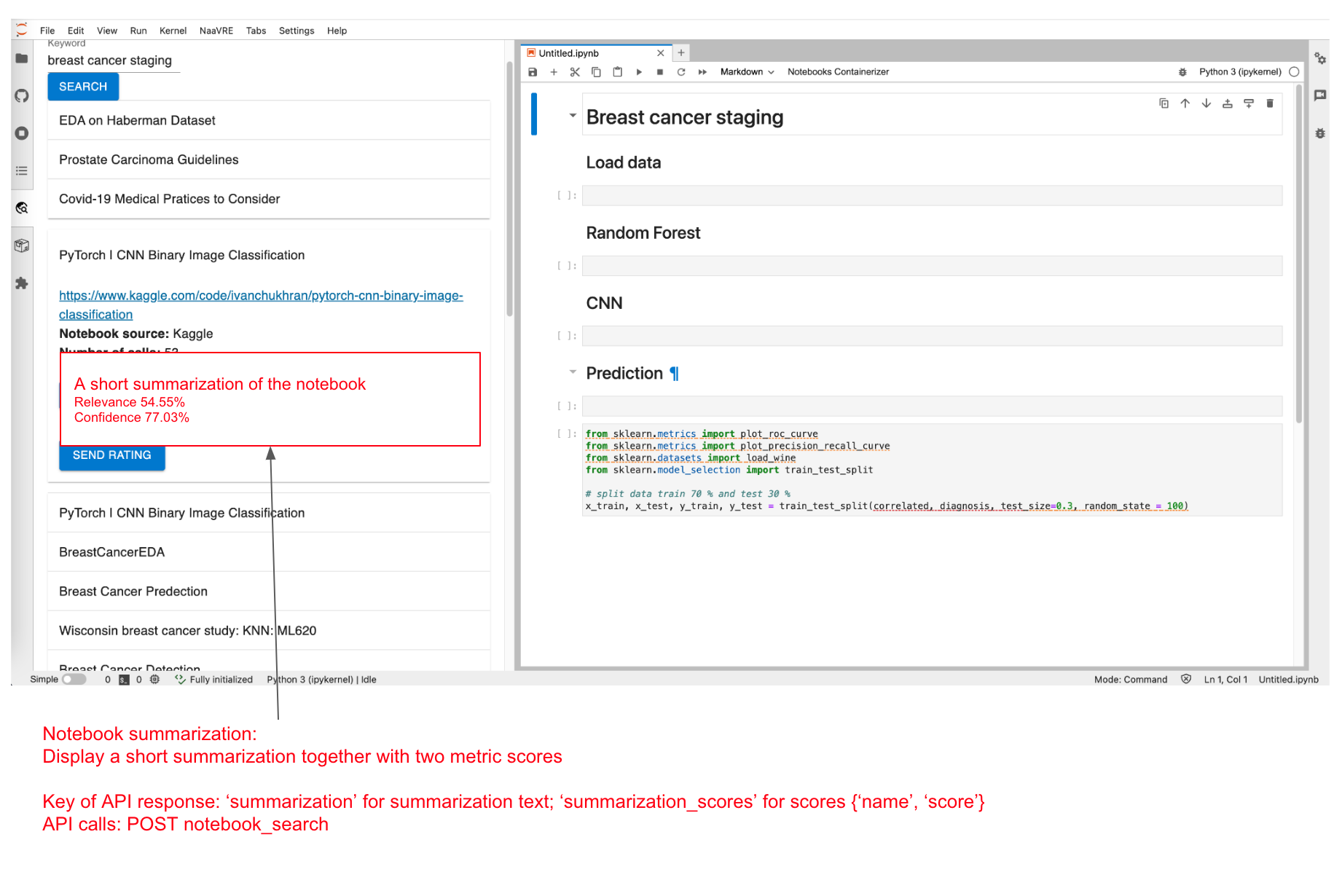 Notebook summarization UI · Issue #422 · QCDIS/NaaVRE · GitHub